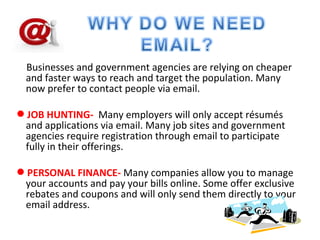 Emailbasicsclass | PPT | Internet for Beginners | Internet
