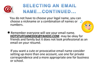 Emailbasicsclass | PPT