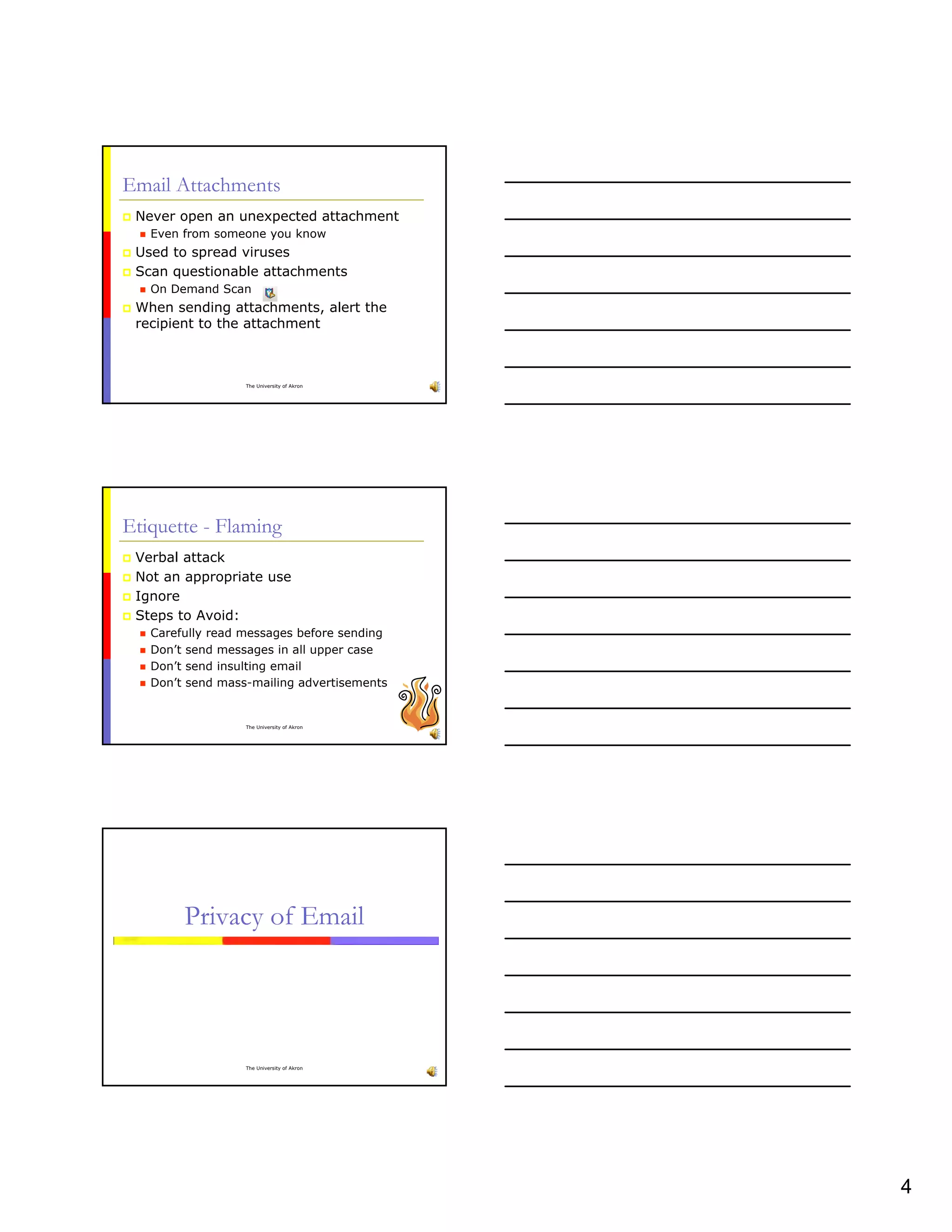 Email Basics Handout | PDF