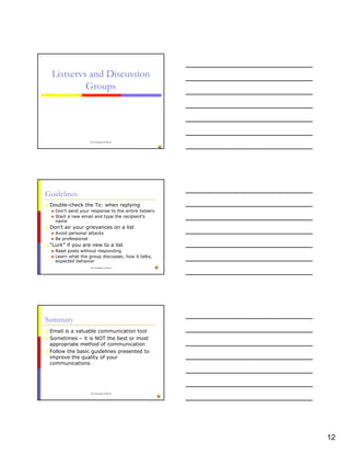 Email Basics Handout | PDF