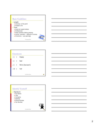 Email Basics Handout | PDF