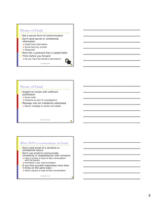 Email Basics Handout | PDF