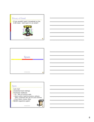 Email Basics Handout | PDF