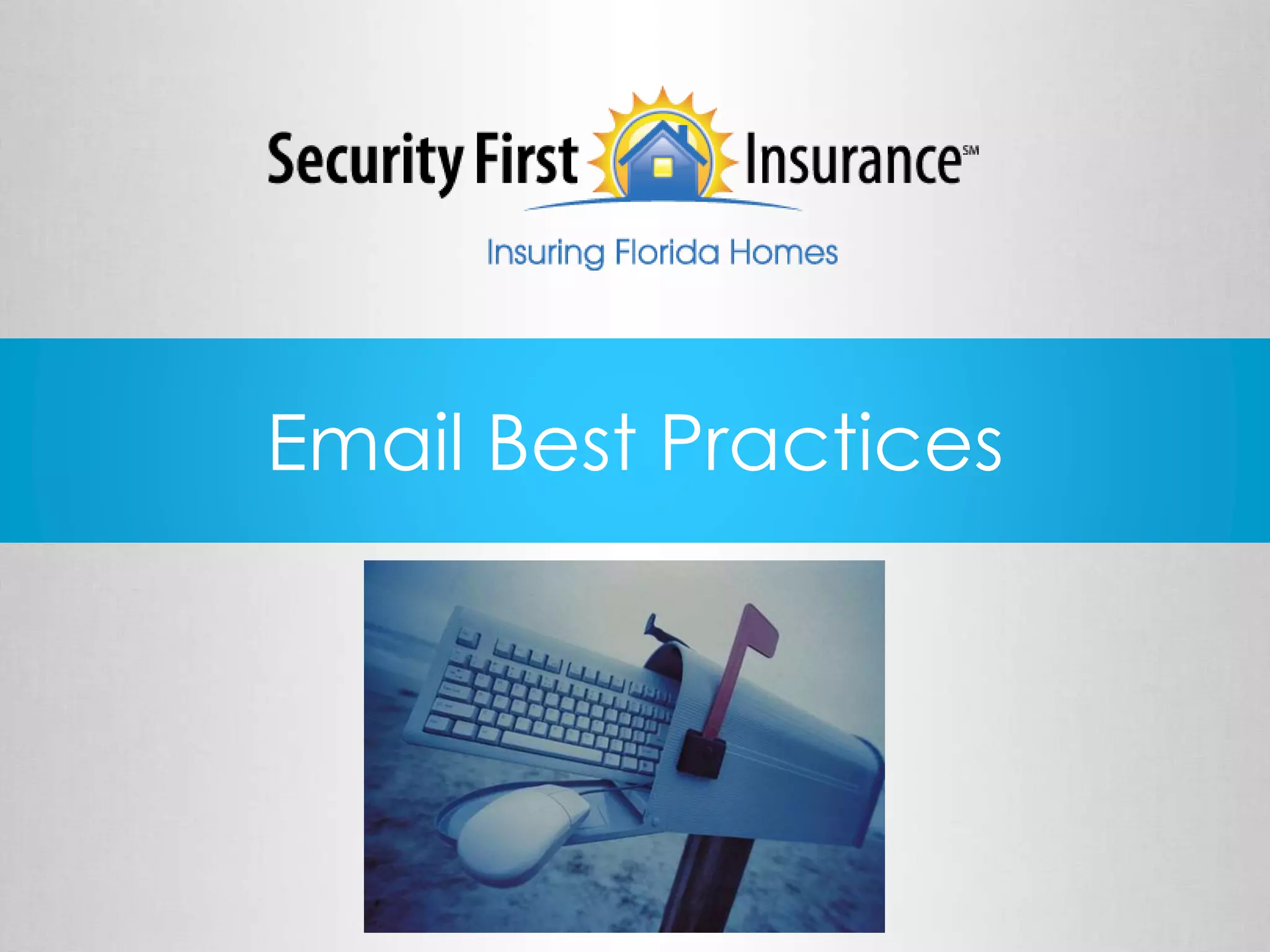 Email Best Practices Presentation | PPTX