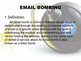 Email bombing | PPT