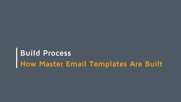 ETB - Template Build Process | PPT