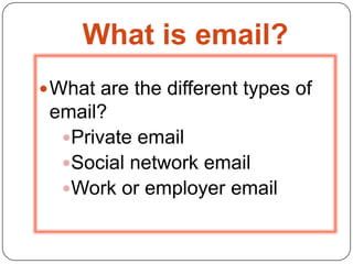 Email Collections | PPTX