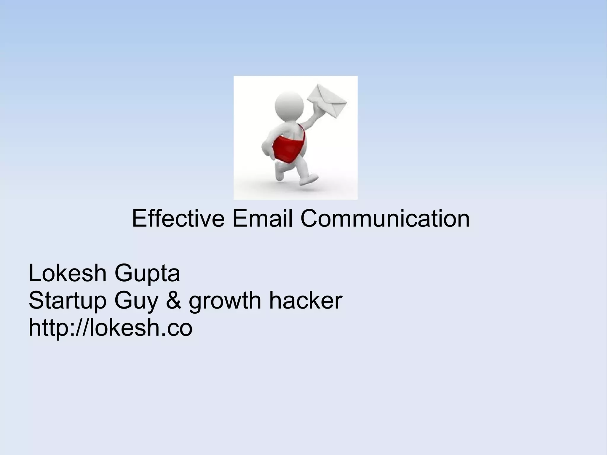 Effective Email communication for Business | PPT