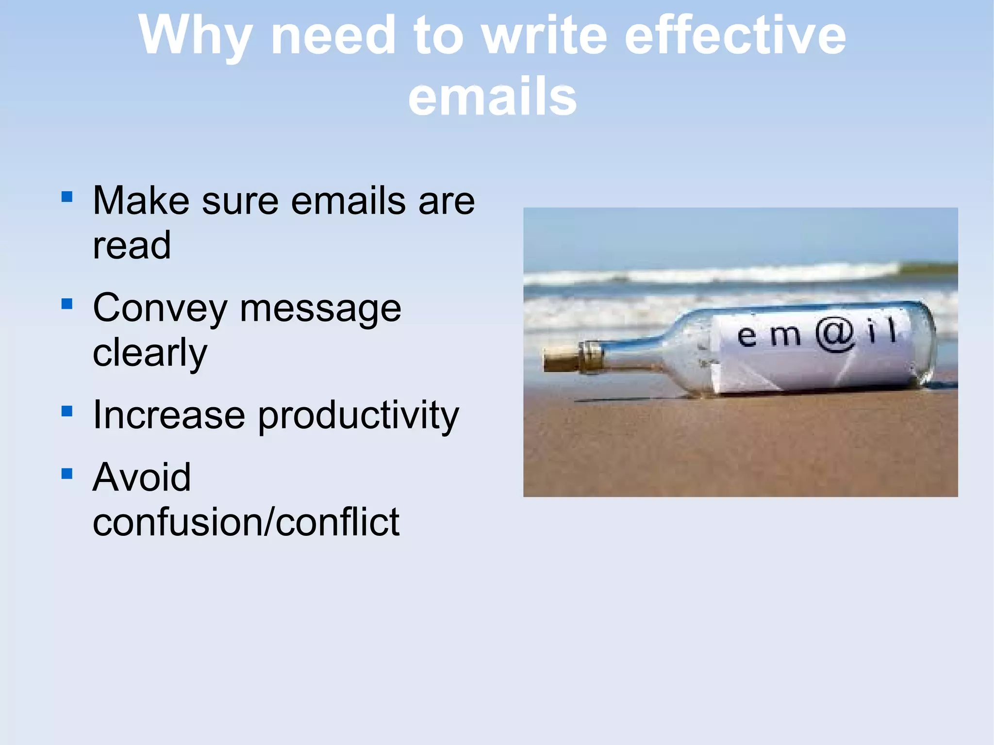 Effective Email communication for Business | PPT