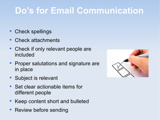 Effective Email communication for Business | PPT | Email | Internet