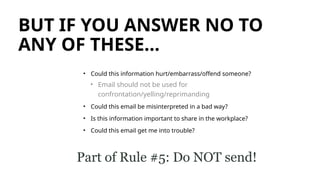 Email Communication for introduction to digi tools | PPT