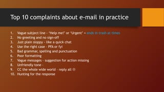 Email Correspondence.ppt