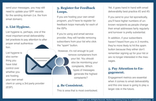 Email deliverability best practices | PPT