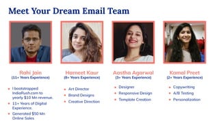 RetainUp - Email design samples | PPT