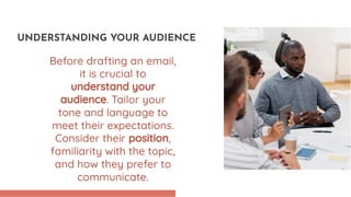 Mastering the Art of Professional Email Drafting | PDF