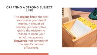 Mastering the Art of Professional Email Drafting | PDF