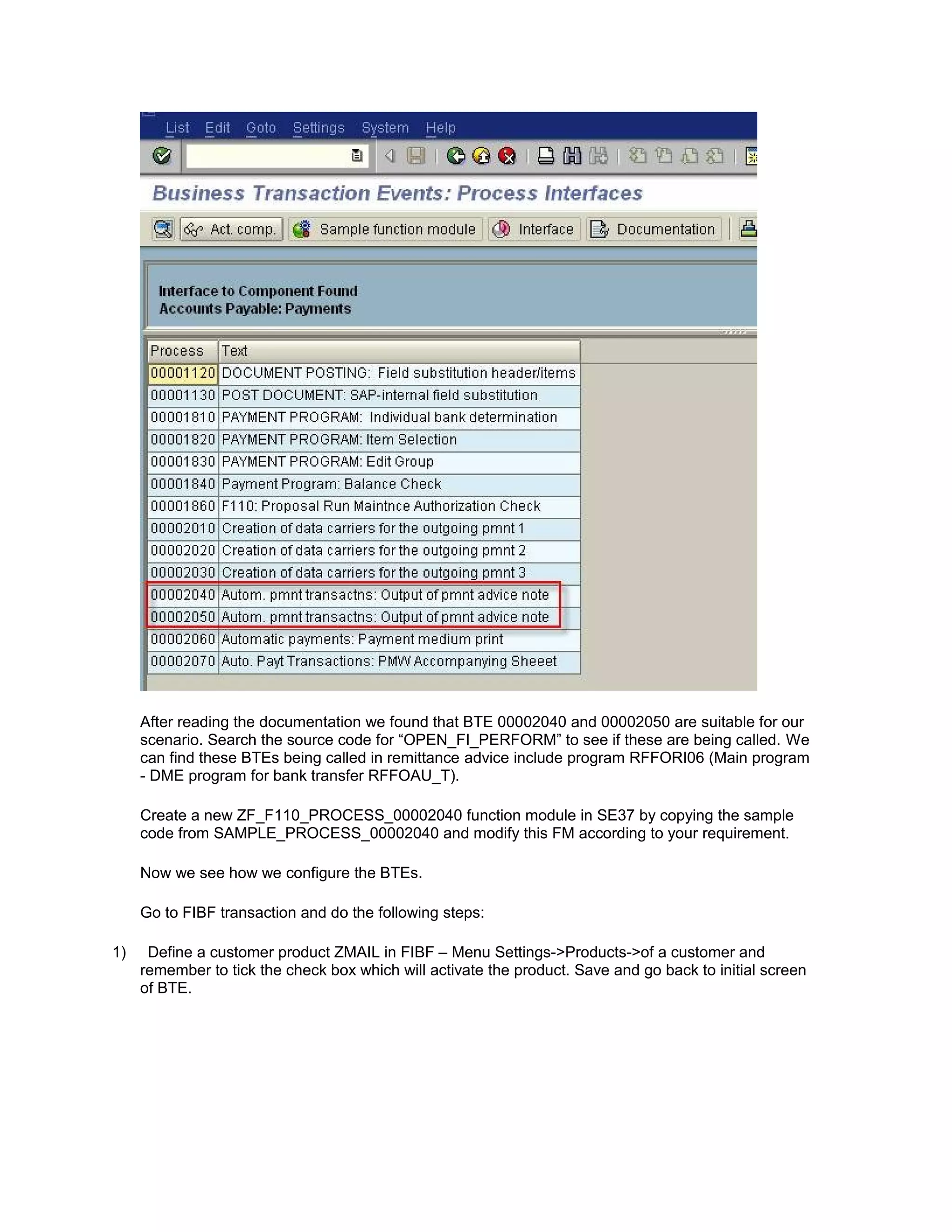 E mail eft remittance using bte | DOC