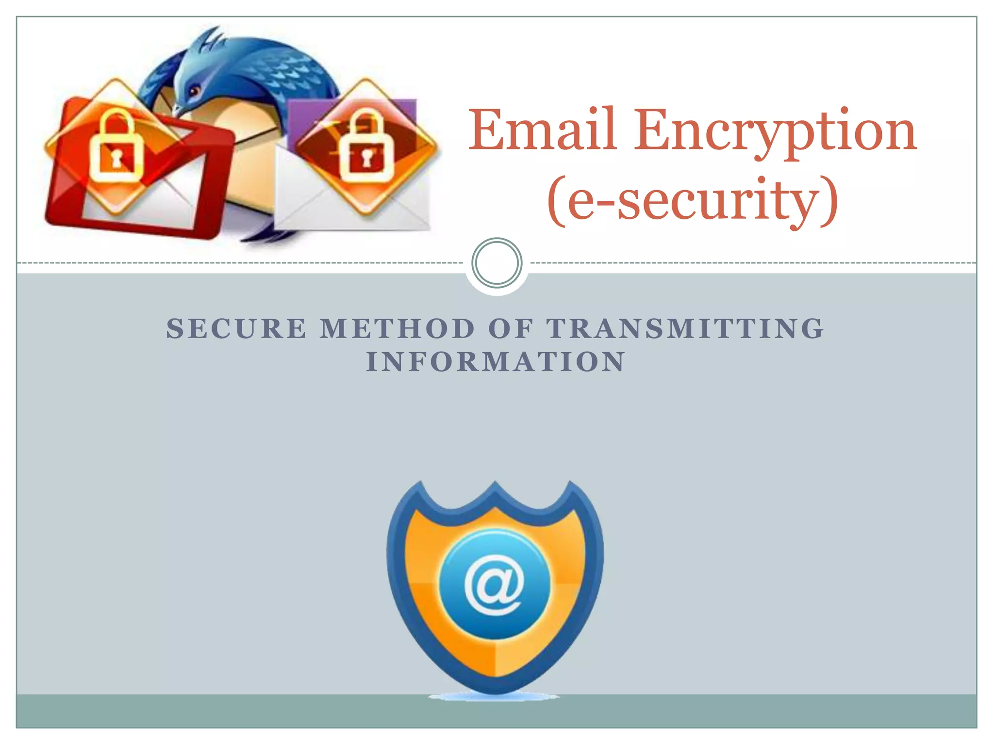 Email encryption project review | PPTX