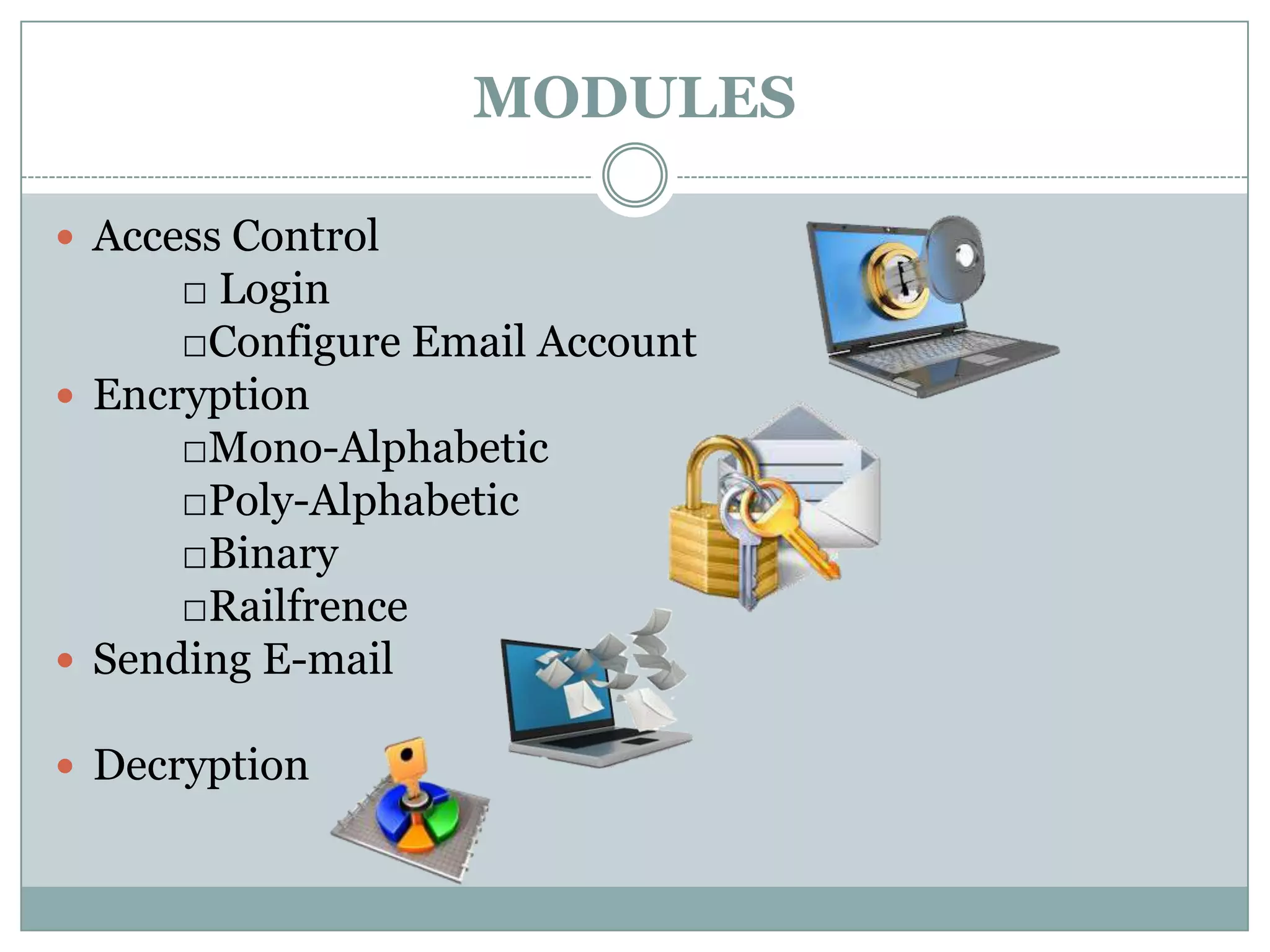 Email encryption project review | PPTX