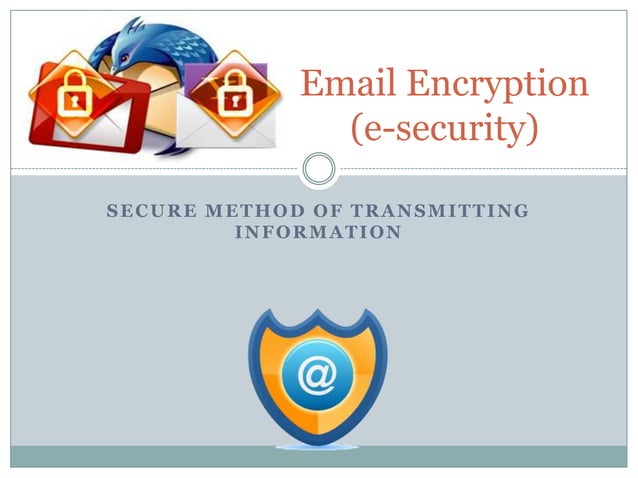 Email encryption project review | PPTX