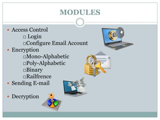 Email encryption project review | PPTX