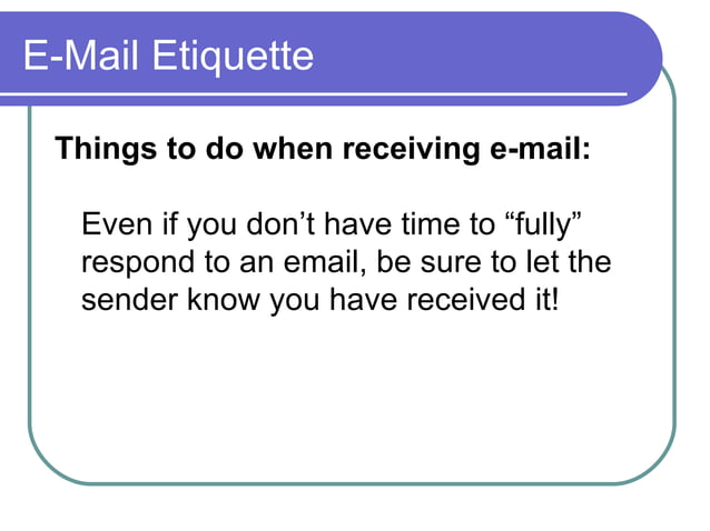 Email Etiquette | PPT