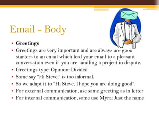 Email etiquette | PPTX