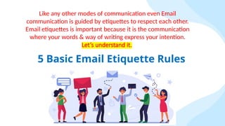 Email Etiquette. Clear, professional msg | PPT