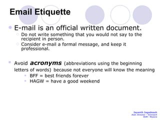 Email Etiquette | PPT