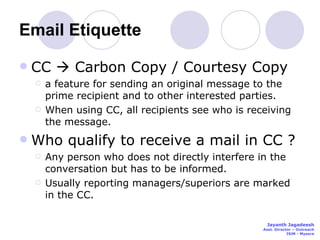 Email Etiquette | PPT