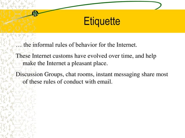 Email etiquette | PPT