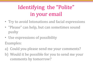 Email Etiquette | PPTX