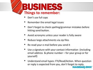 Email Etiquette | PPT | Email | Internet