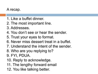 Email etiquette- The sweetest way to learn! | PPTX