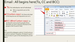 Email etiquette | PPTX