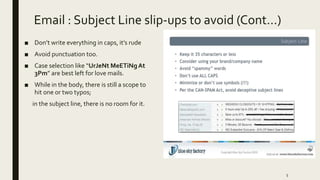 Email etiquette | PPTX