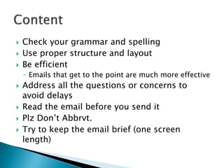 Email etiquette | PPTX