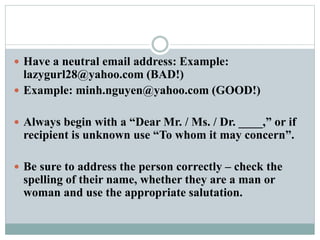 Email etiquette | PPT