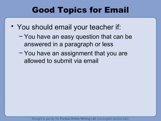 Email etiquette | PPT | Email | Internet