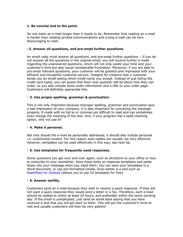 Email etiquette | PDF