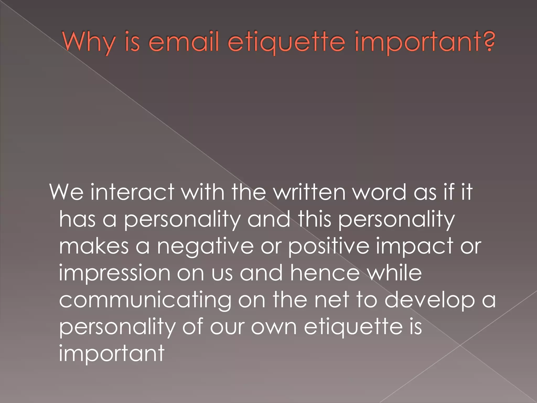 Email etiquette | PPT