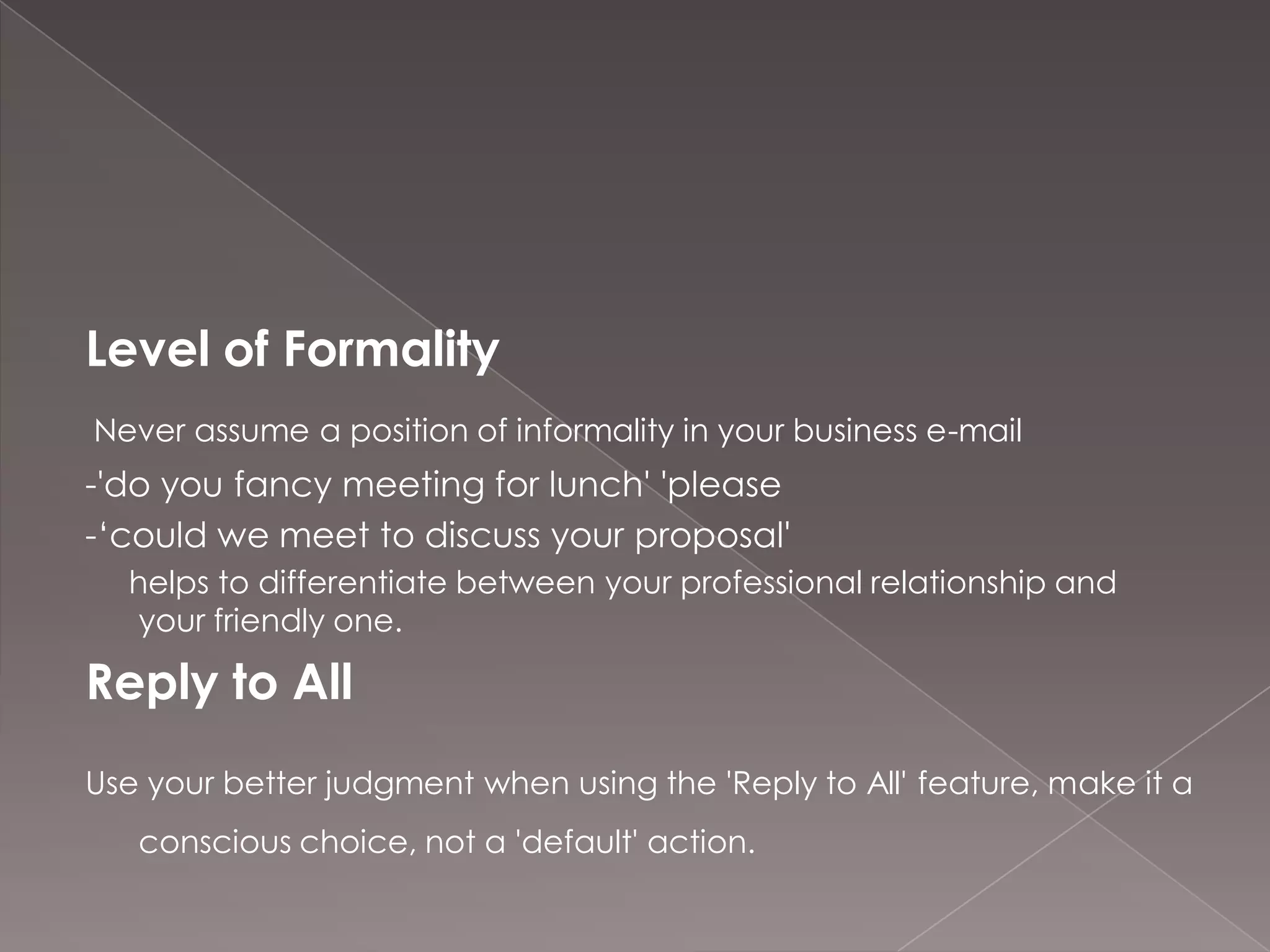 Email etiquette | PPT
