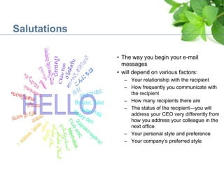 Email etiquette.ppt