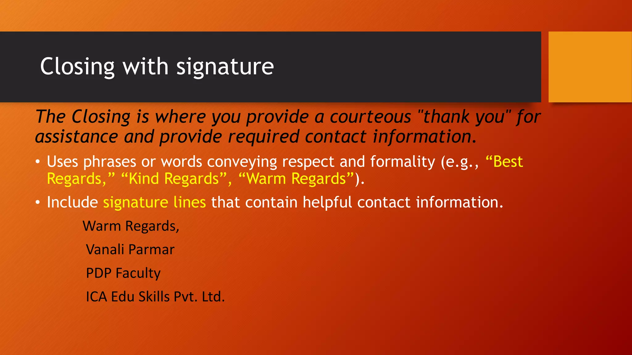 Email Etiquette | PPTX