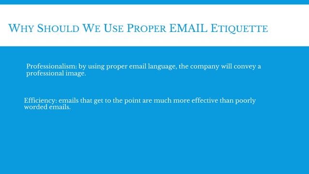 Email etiquette | PPT