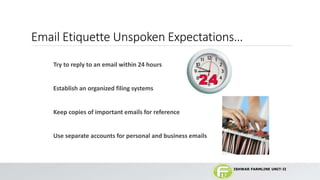 Email etiquette.ppt