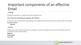 Email etiquette.ppt