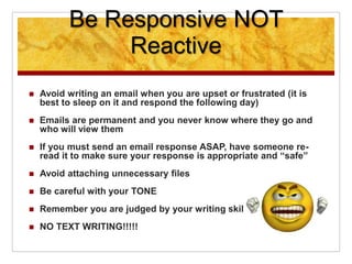 Email etiquette.ppt