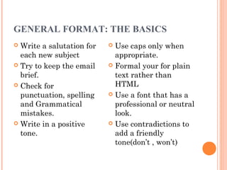 Email etiquette 1 | PPT | Email | Internet