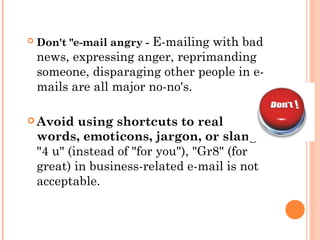 Email etiquette 1 | PPT